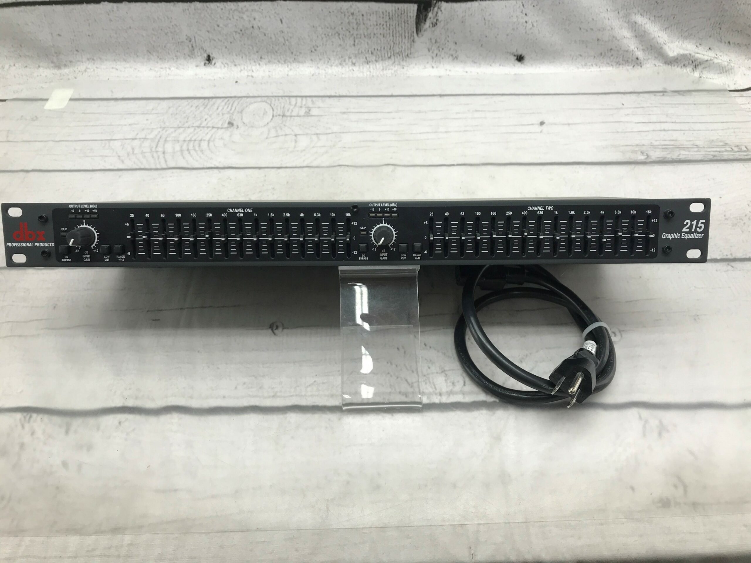 DBX Graphic Equalizer 215 Pair XLR, 52% OFF